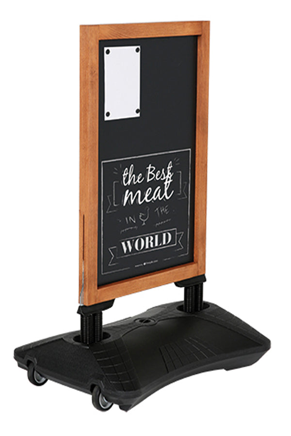 Customer stopper chalkboard WindPro® WOOD A1I Customer stopper I ...